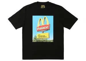PALACE X Mcdonald's Sign T-shirt - Black