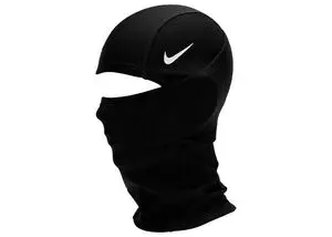 Nike Pro Hyperwarm Hood Balaclava - Black/White | Editorialist 