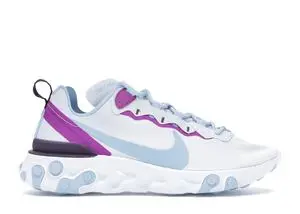 Nike React Element 55 - Football Grey/hyper Violet/grand Purple