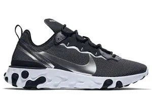 Nike React Element 55 Sneakers - Black/grey/metallic Silver