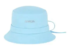 Jacquemus Le Bob Gadjo Bow Knotted Bucket Hat - Blue
