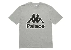 PALACE X Kappa T-shirt - Grey Marl