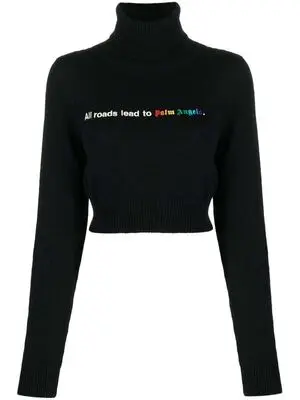 Palm Angels Turtleneck Sweaters For Women
