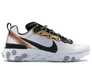 Nike React Element 55 Sneakers - Pure Platinum/black