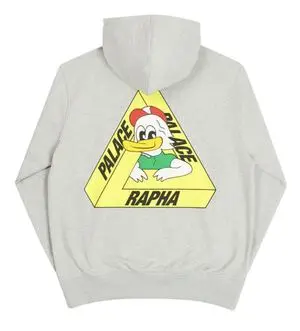 PALACE X Rapha Off Bike Hood - Grey Marl