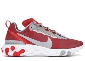 Nike React Element 55 Sneakers - University Red/white/wolf Grey
