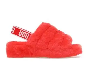 UGG Fluff Yeah Slide - Red