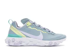 Nike React Element 55 Sneakers - Ocean Cube/amethyst Tint/luminous Green