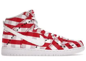 Nike Dunk High Picnic Sneakers - University Red/white