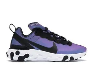 Nike React Element 55 Premium Sneakers - Black/laser Fuchsia