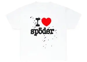 SP5DER I Heart Tee Shirt - White