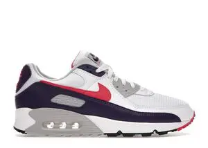Nike Air Max 90 - White/eggplantone-colorflareone-colorzen Grey