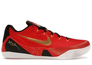 Nike Kobe Em Low China Sneakers - University Red/metallic Gold/black