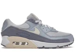 Nike Air Max 90 Premium Sneakers - Pure Platinum/beachone-colorashen Slate
