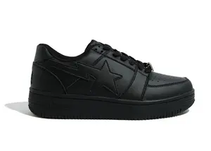 A BATHING APE Sta Low Sneakers - Triple Black