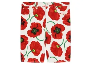 Kenzo Poppy Nigo Five-pocket Shorts - White Red