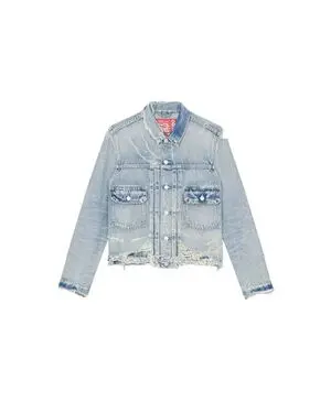Kenzo X Levi's Type Ii Distressed Denim Trucker Jacket