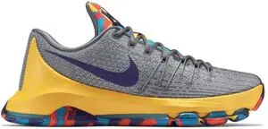 Nike Kd 8 Prince George Sneakers - Wolf Grey/court Purpleone-colorcool Greyone-colorblue Lagoon