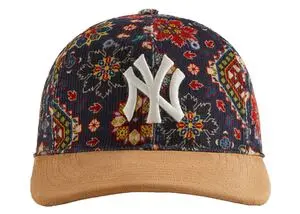 Kith 47 New York Yankees Printed Corduroy Cap - Ink