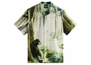 Kith Amnh Black Bear Camp Collar Shirt