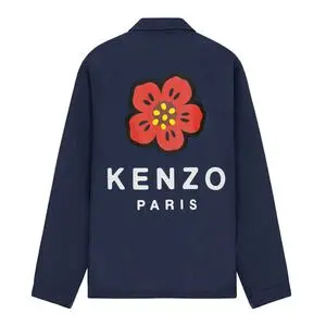 Kenzo X Nigo Boke Flower Coach Jacket - Navy Blue