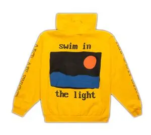 KID CUDI Swim In The Light Hoodie - Yellow