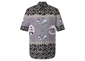 LOUIS VUITTON Wax Short Sleeve Shirt