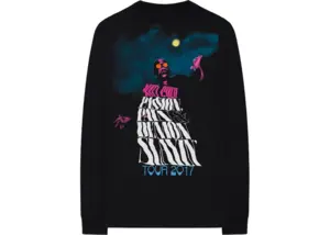 KID CUDI X Virgil Abloh Mr. Rager I Longsleeve - Black