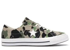 CONVERSE One Star Ox Duck Camoin - Candied Ginger/piquant Green