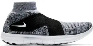 Nike Free Rn Motion Flyknit 2017 Sneakers - Black/white/pure Platinum