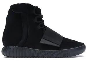 Adidas Yeezy Boost 750 Triple Suede High-top Sneakers - Core Black