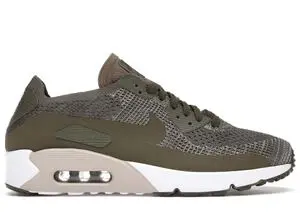 Nike Air Max 90 Ultra Flyknit 2 Sneakers - Medium Olive/string