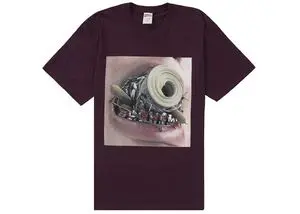 Supreme Braces Tee Shirt - Eggplant