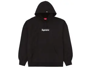 Supreme Box Logo Hooded Sweatshirt - Black