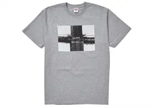 Supreme Bridge Tee Shirt - Heather Grey