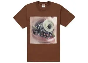 Supreme Braces Tee Shirt - Brown