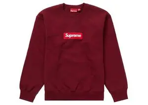 Supreme Box Logo Crewneck Sweatshirt Fw22 - Cardinal