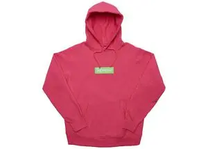 Supreme Box Logo Hooded Sweatshirt Fw17 - Magenta