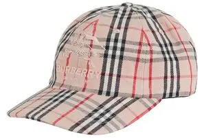 Supreme Burberry Denim 6-panel Cap - Pink
