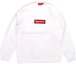 Supreme Box Logo Crewneck Sweatshirt White