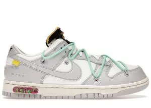 Nike Nike Dunk Low Off-White Lot 4 Sneakers Sail/neutral Grey/green Glow