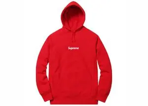 Supreme Box Logo Hooded Sweatshirt - Red