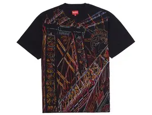 Supreme Bridge Embroidered Short Sleeve Tee Shirt