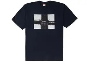Supreme Bridge Tee Shirt - Navy Blue
