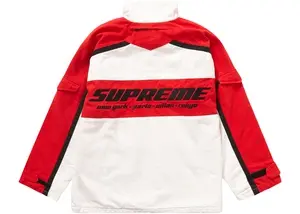 Supreme Zip Up Twill Jacket - White