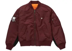 Supreme Bounty Hunter Ma1 Jacket - Burgundy