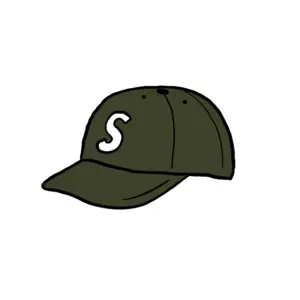 Supreme Fine Wale Corduroy S Logo 6-panel Cap