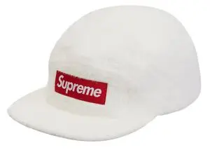 Supreme Faux Fur Camp Cap - White