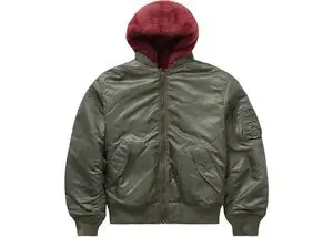 Supreme Faux Fur Reversible Ma1 - Olive