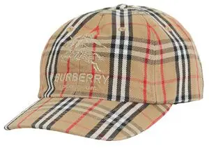 Supreme Burberry Denim 6-panel Cap - Beige